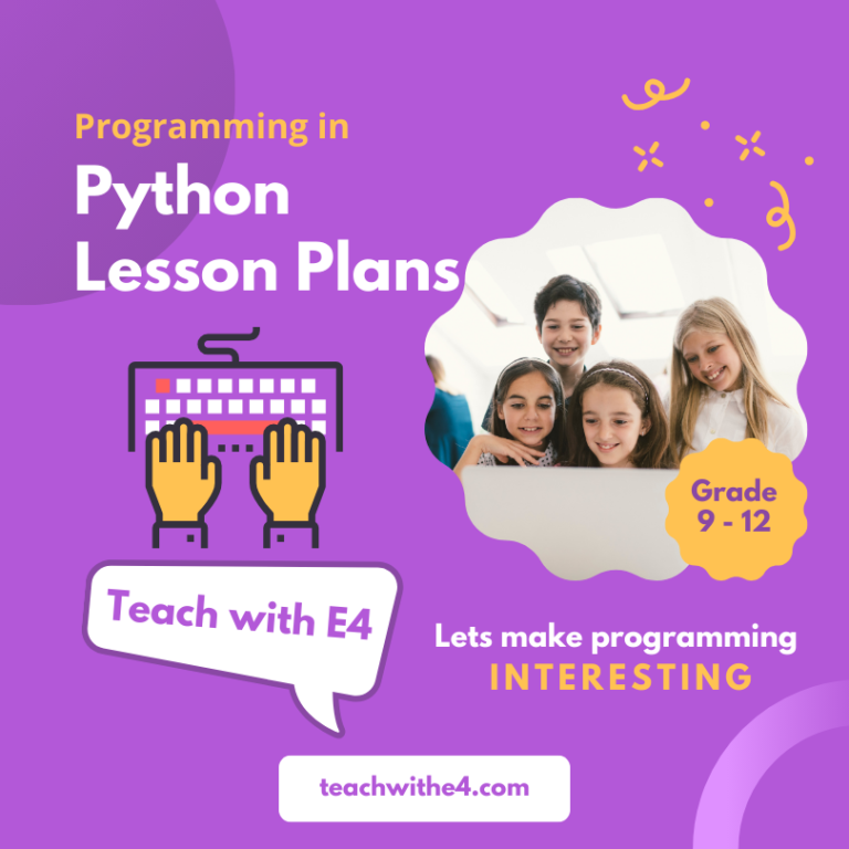E4 Lps For Python Programming Language Teach With E4